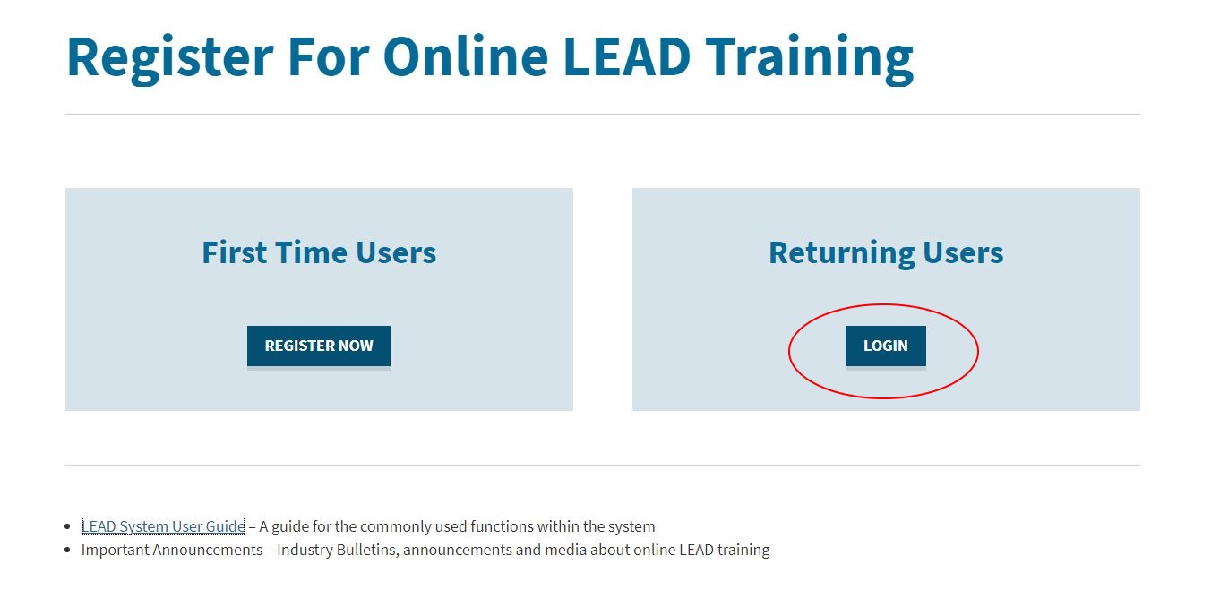 Online LEAD Program User Guide | Alcoholic Beverage Control